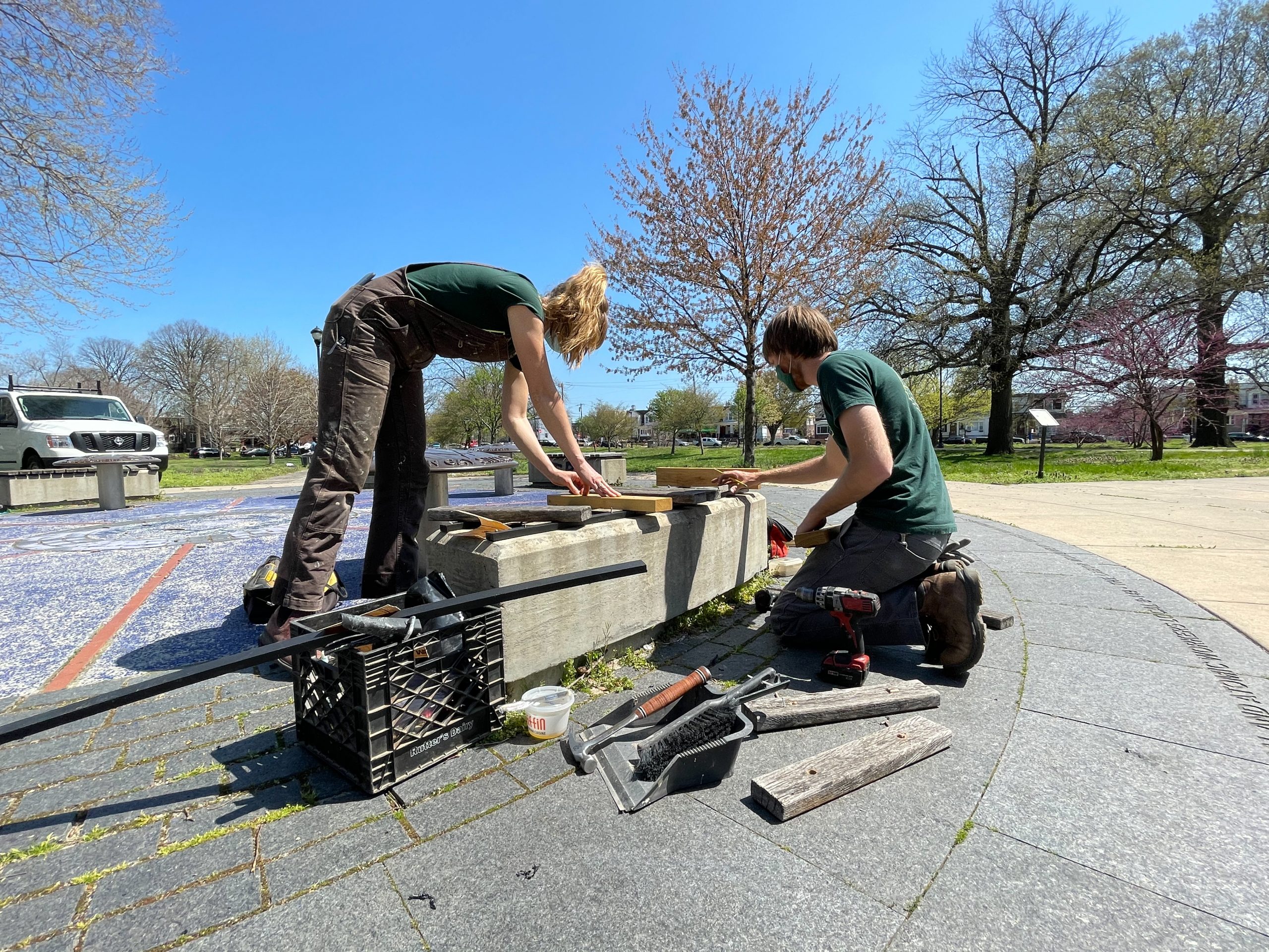 In the Field: Our conservation team restores historic guardhouse, Glen ...